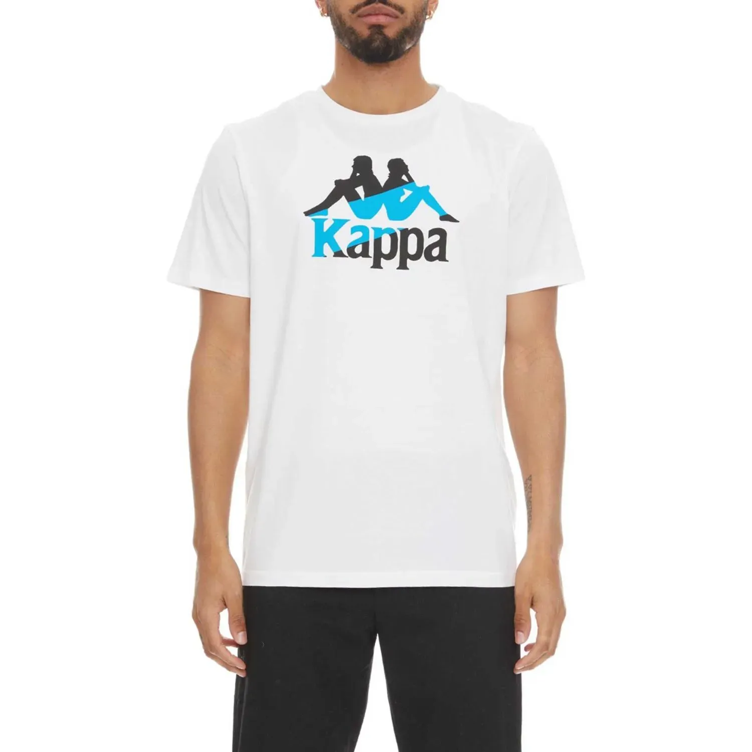 Kappa Polo Urbano Hombre Authentic Football Barta blanco | Platanitos