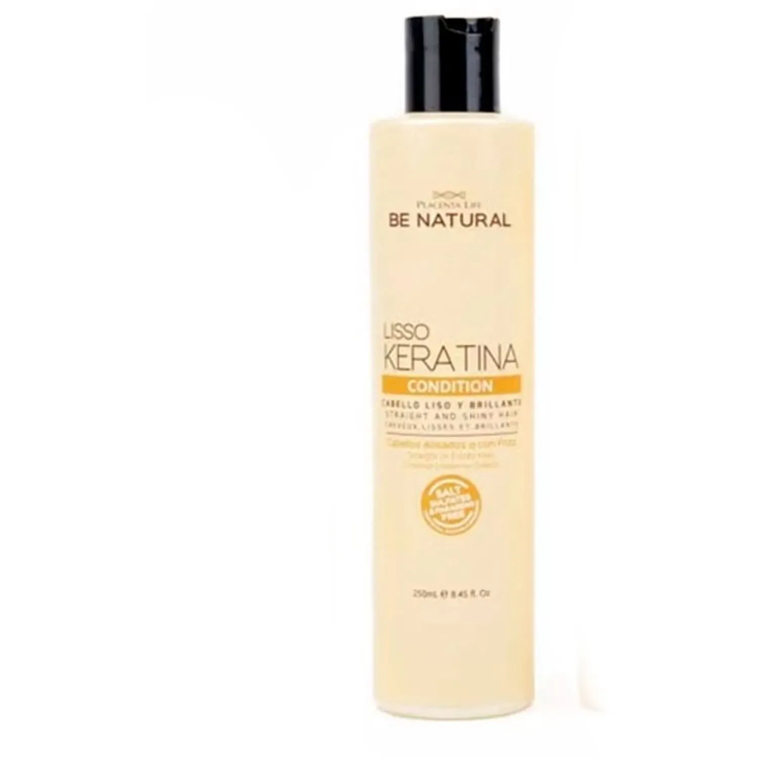 Conditioner BE NATURAL Lisso Keratina Fco 250ml | Platanitos