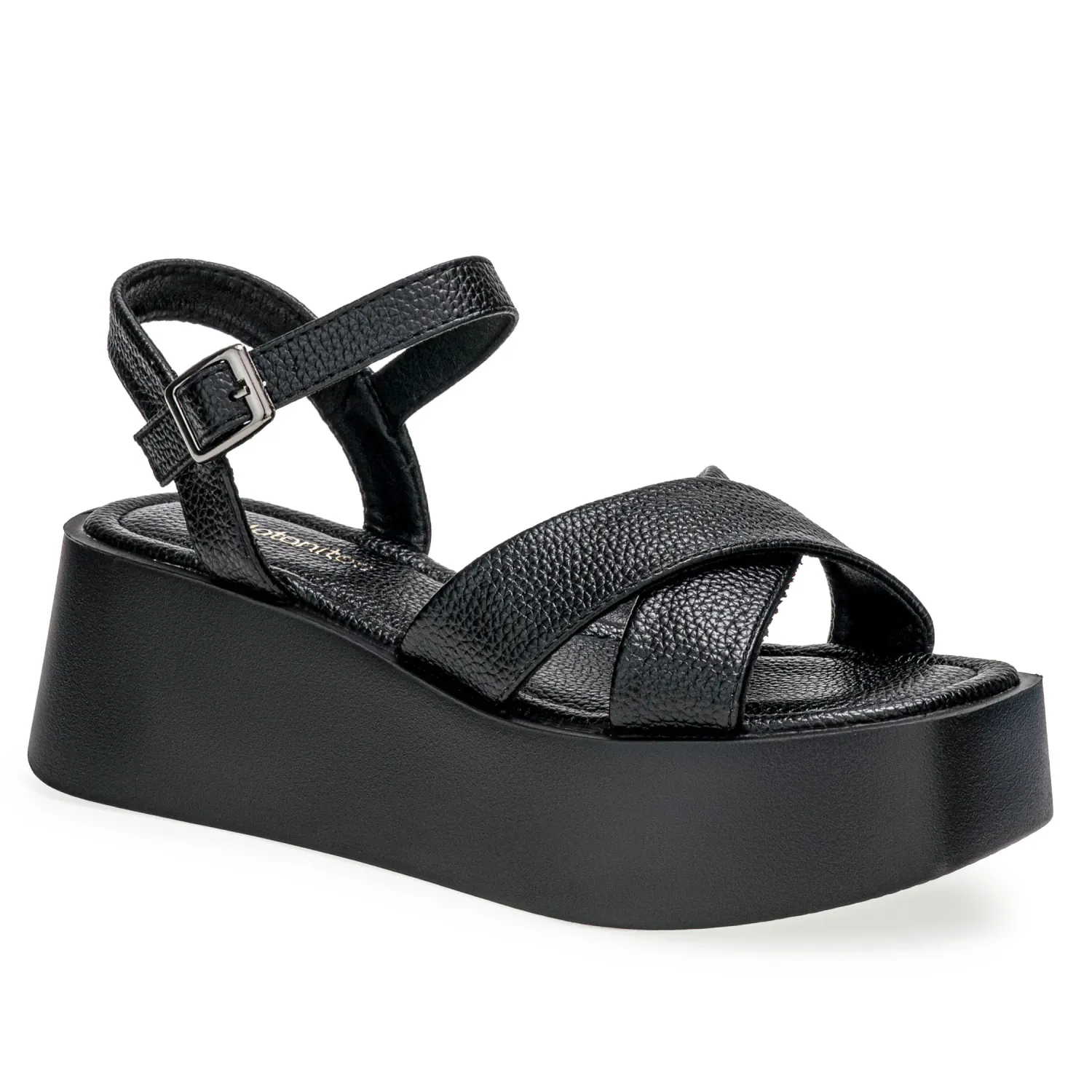 Sandalia Platanitos Dama Schun Rhae negro | Platanitos