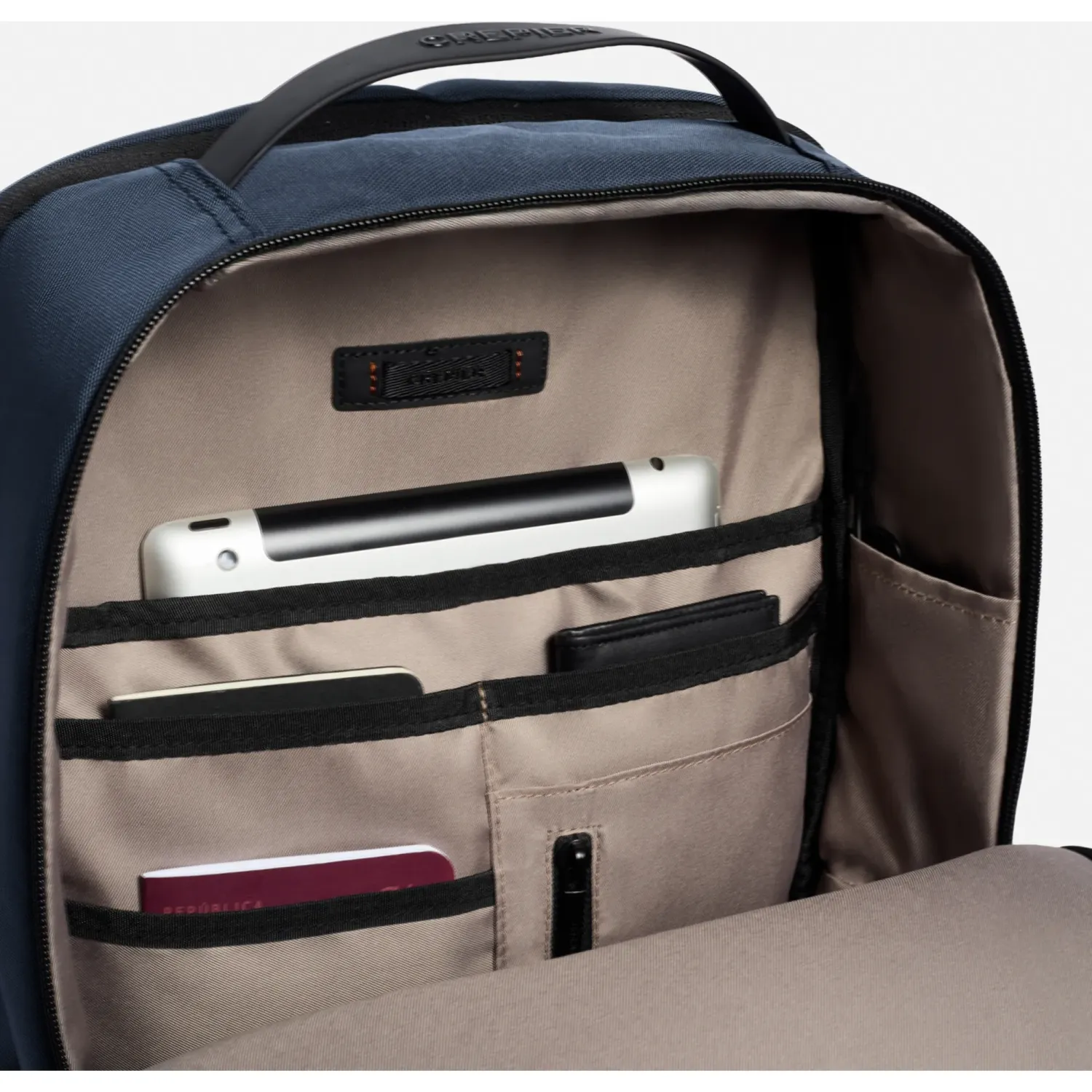 Mochila CREPIER Casual Hombre Barry Plus Grande azul | Platanitos