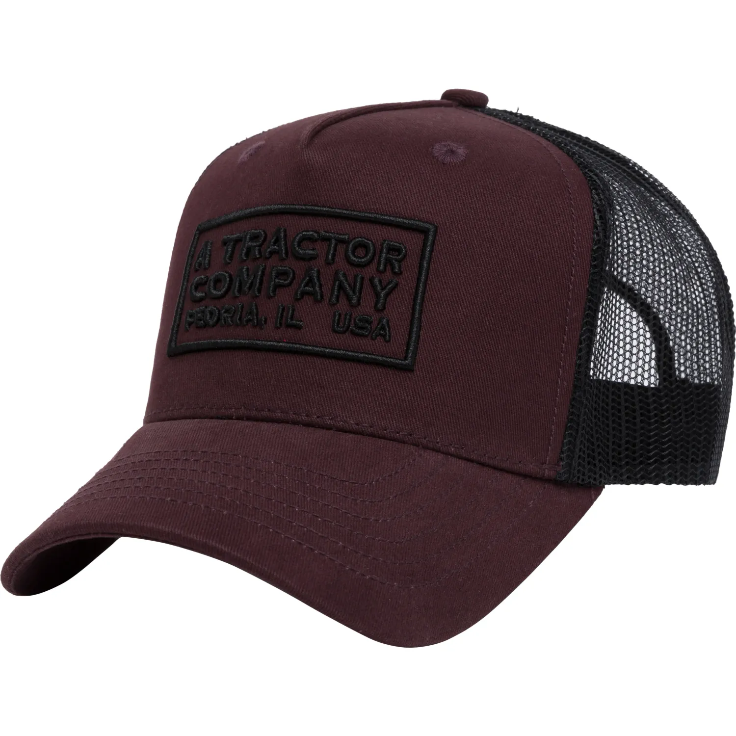 Gorro CAT Deportivo Hombre Tractor Company 5 Panel Trucker rojo | Platanitos