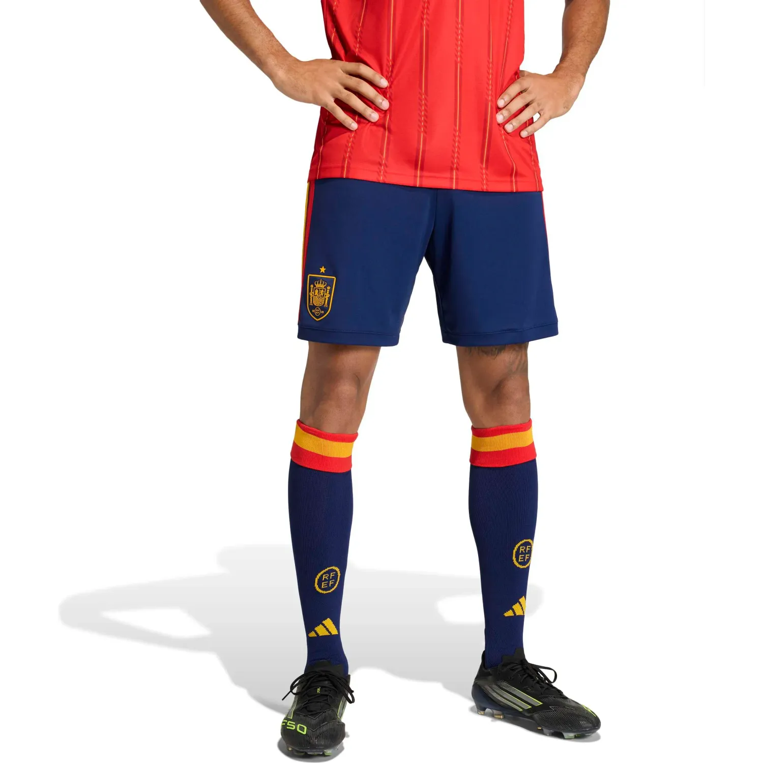 Short adidas Futbol Hombre Rfef H Sho azul | Platanitos