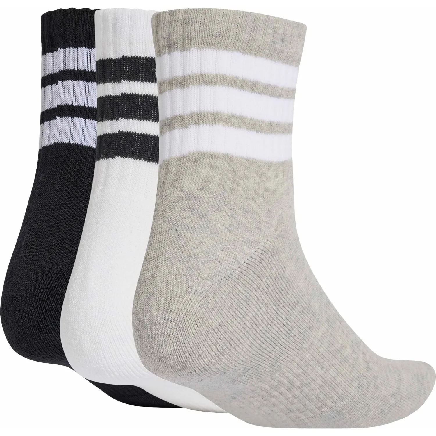 Pack adidas De Medias Deportivas Unisex 3s Ess C Mid 3p varios | Platanitos