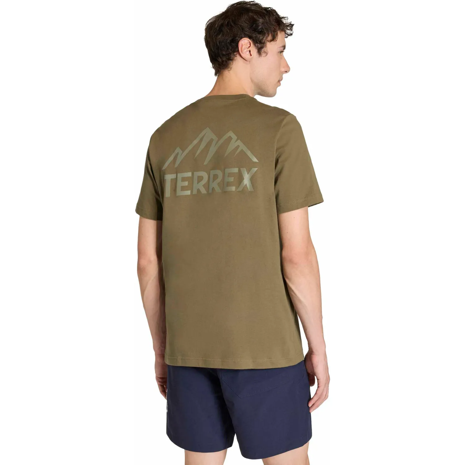 Polo adidas Outdoor Hombre M Terrex G T Terrex olivo | Platanitos