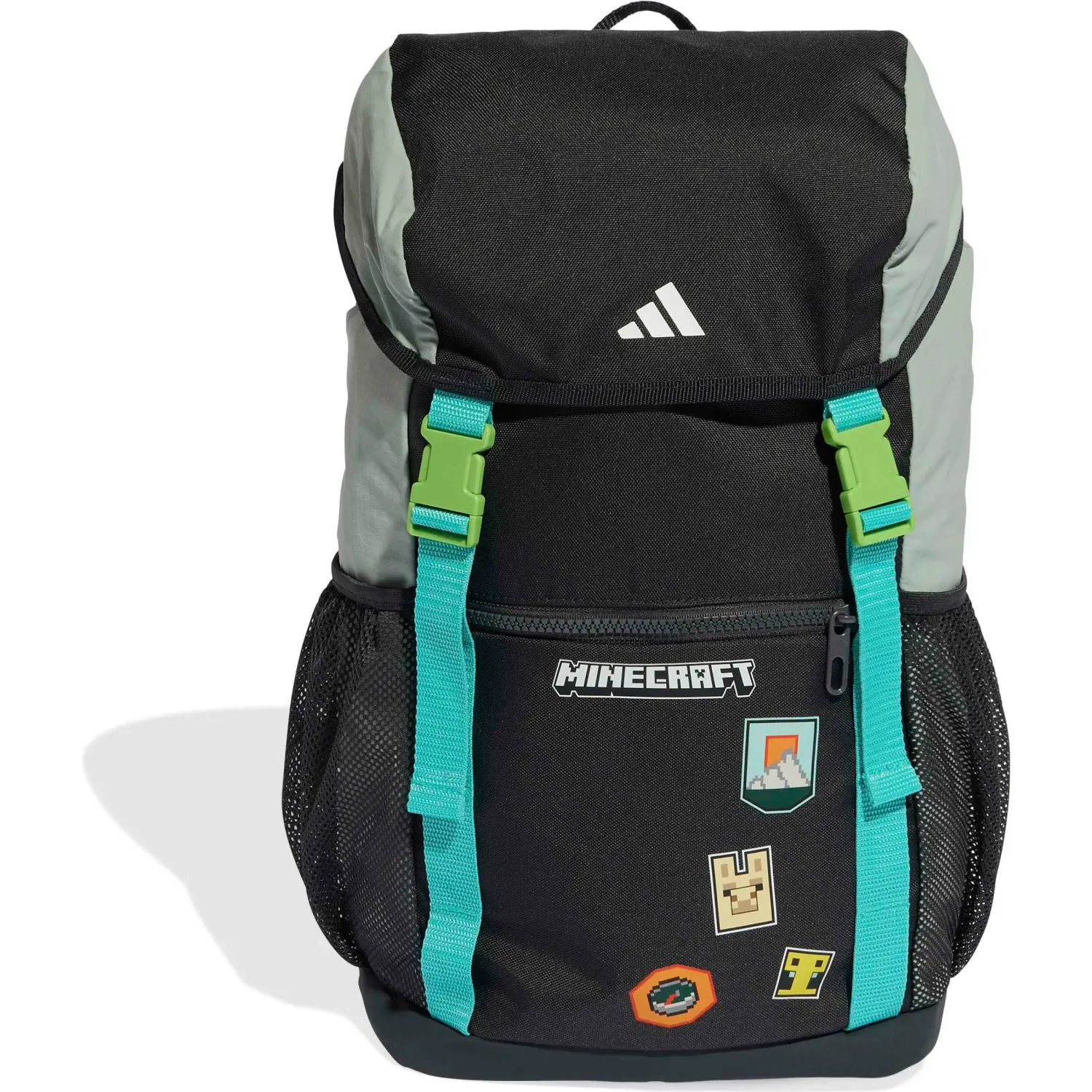 Mochila adidas Deportiva Juvenil Y Minecraft Bpk negro gris | Platanitos
