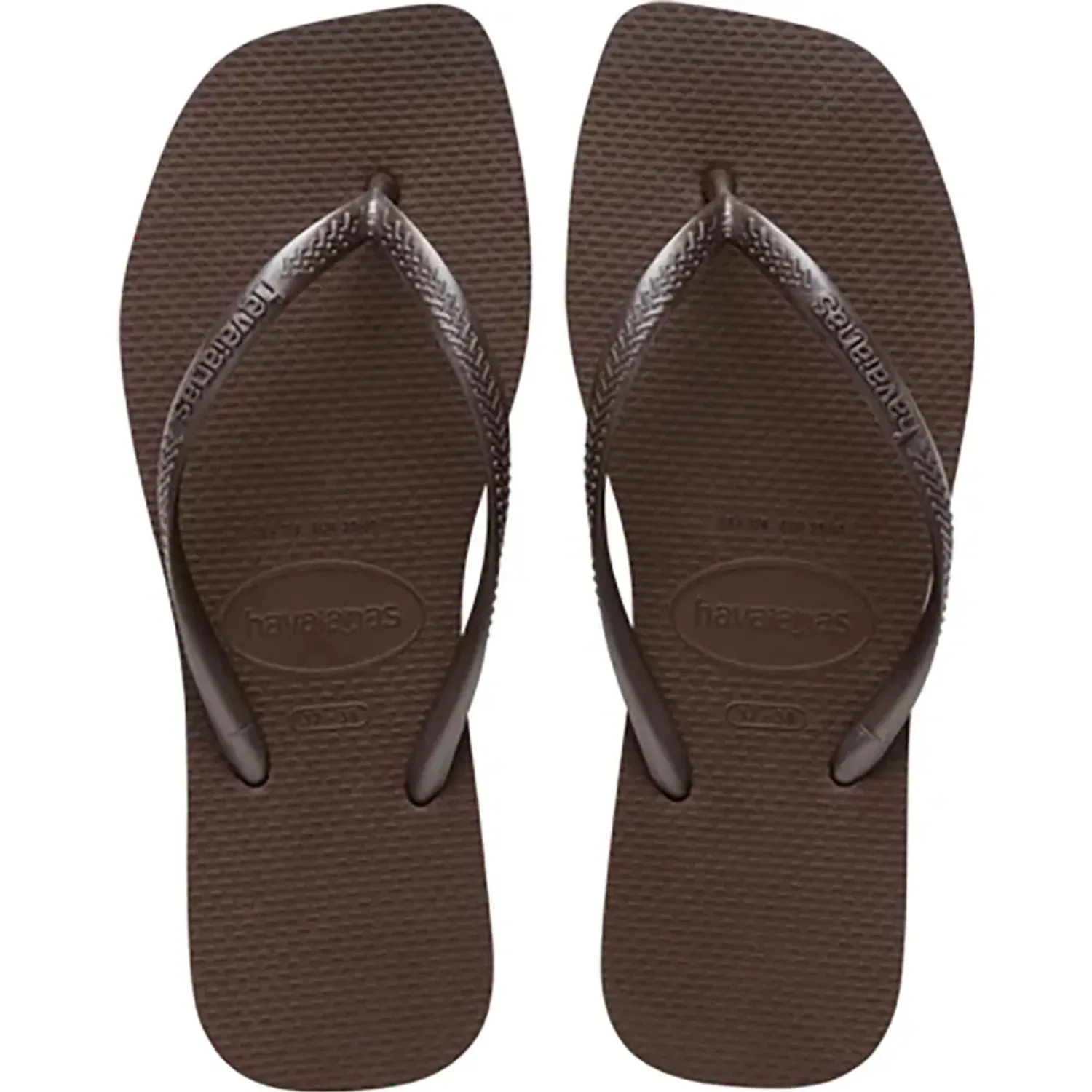 Sandalias Havaianas Mujer Slim Square marron | Platanitos
