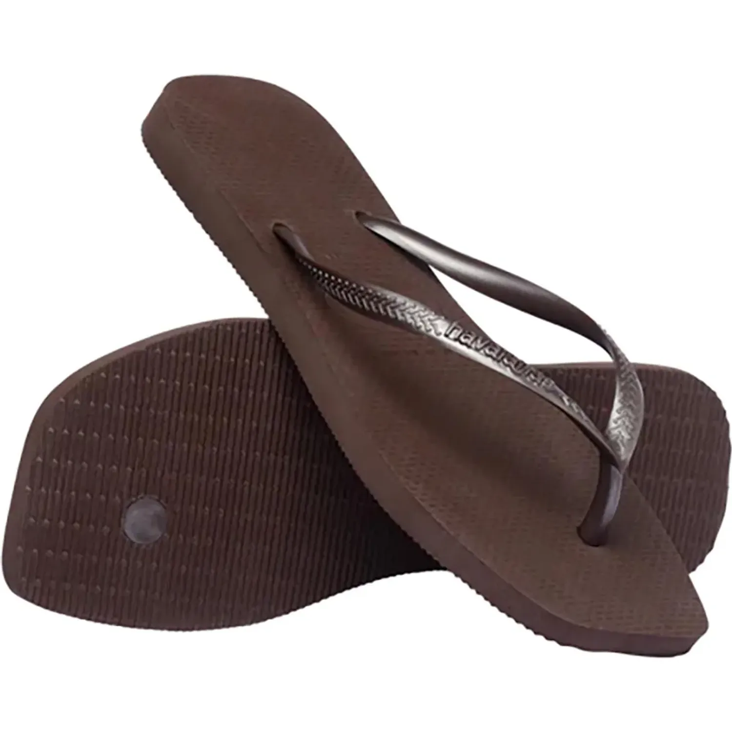 Sandalias Havaianas Mujer Slim Square marron | Platanitos