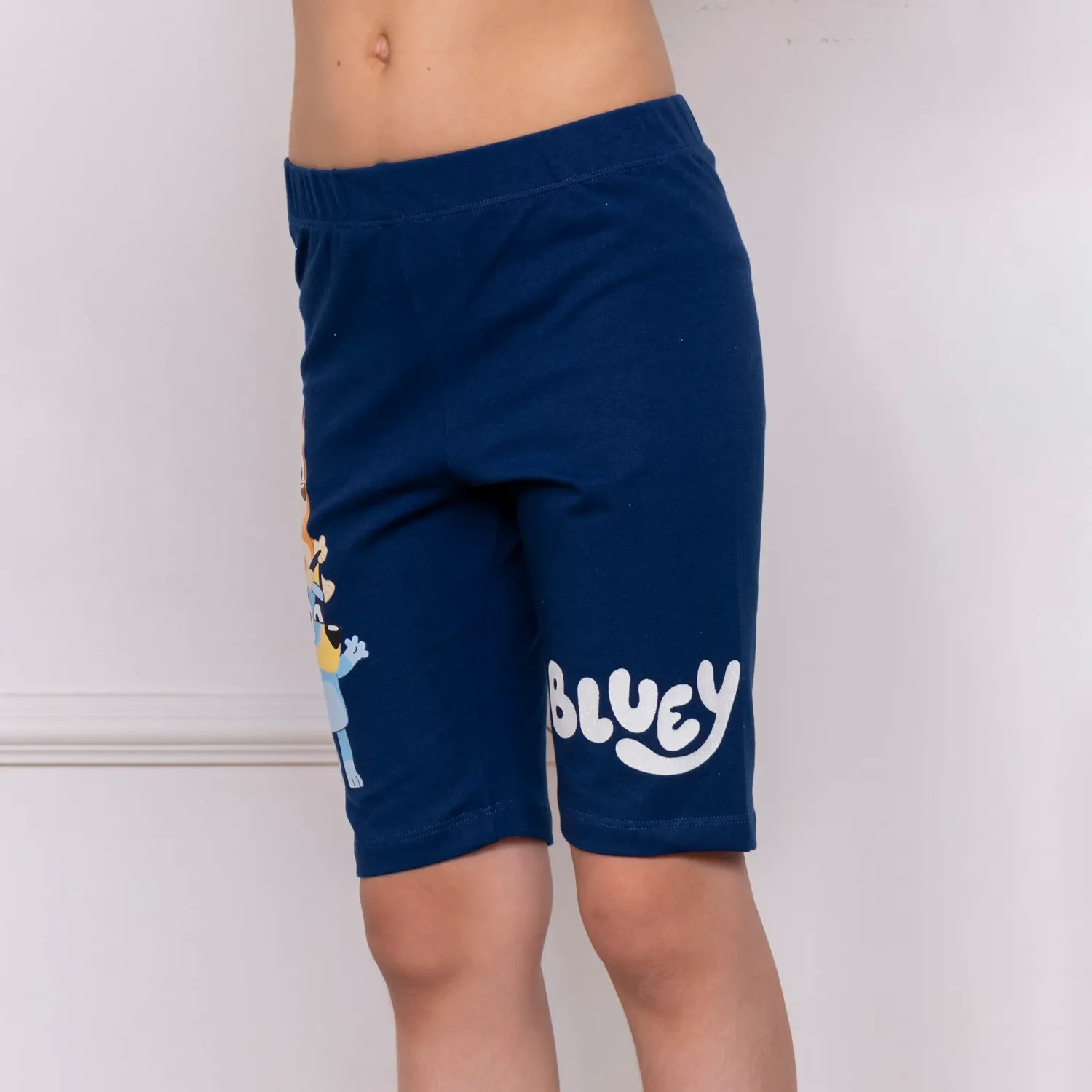 Short BLUEY Biker Moda Niña Blu-0033 acero | Platanitos