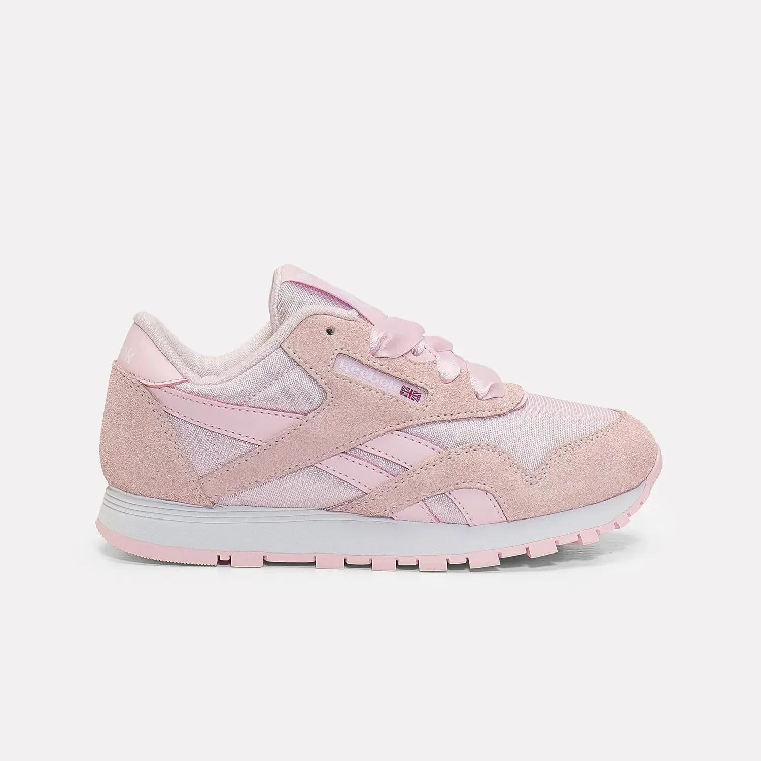 Zapatillas Reebok Urbanas Niños Cl Nylon rosado | Platanitos