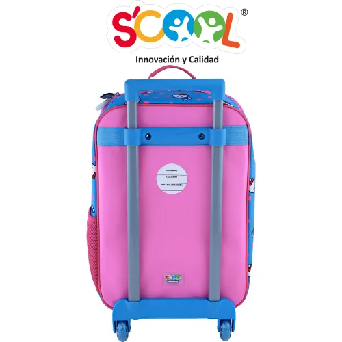 Set Scool Mochila Con Ruedas Niña Kombat Hello Kitty multicolor ...