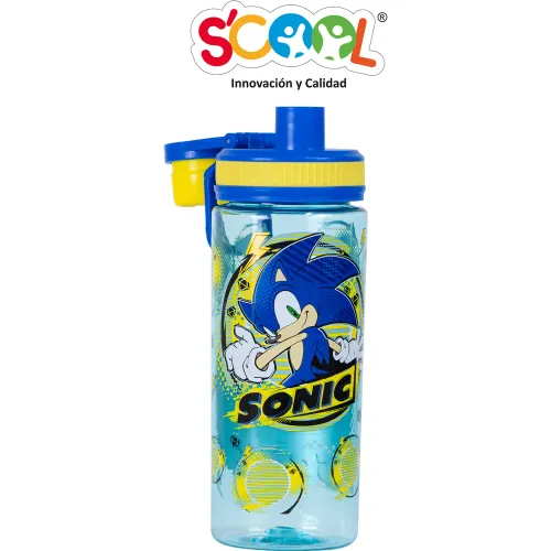 Tomatodo Scool Niño Con Tapa Rosca 500ml Sonic multicolor | Platanitos