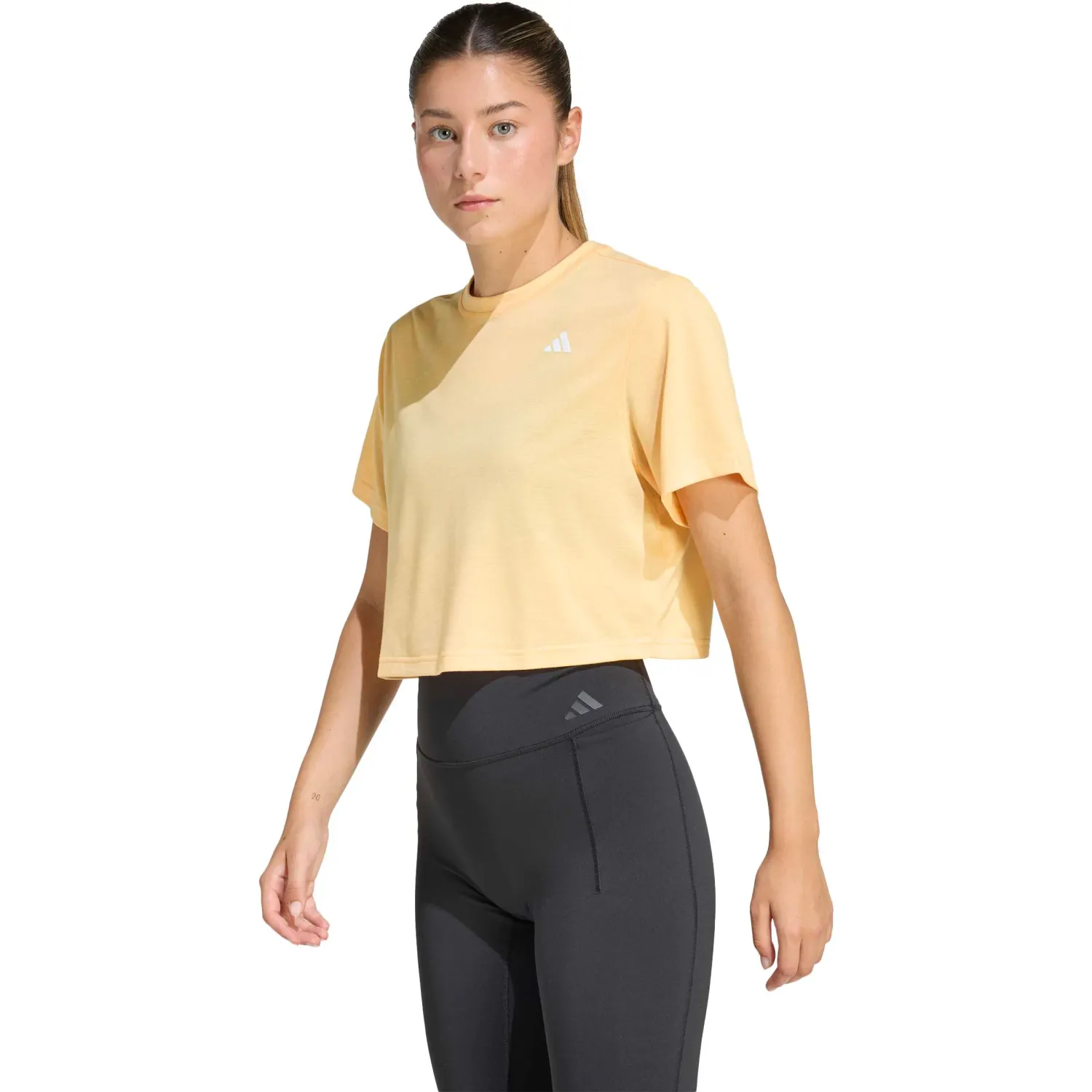 Polo adidas Training Mujer We Min Tee Climacool maiz | Platanitos