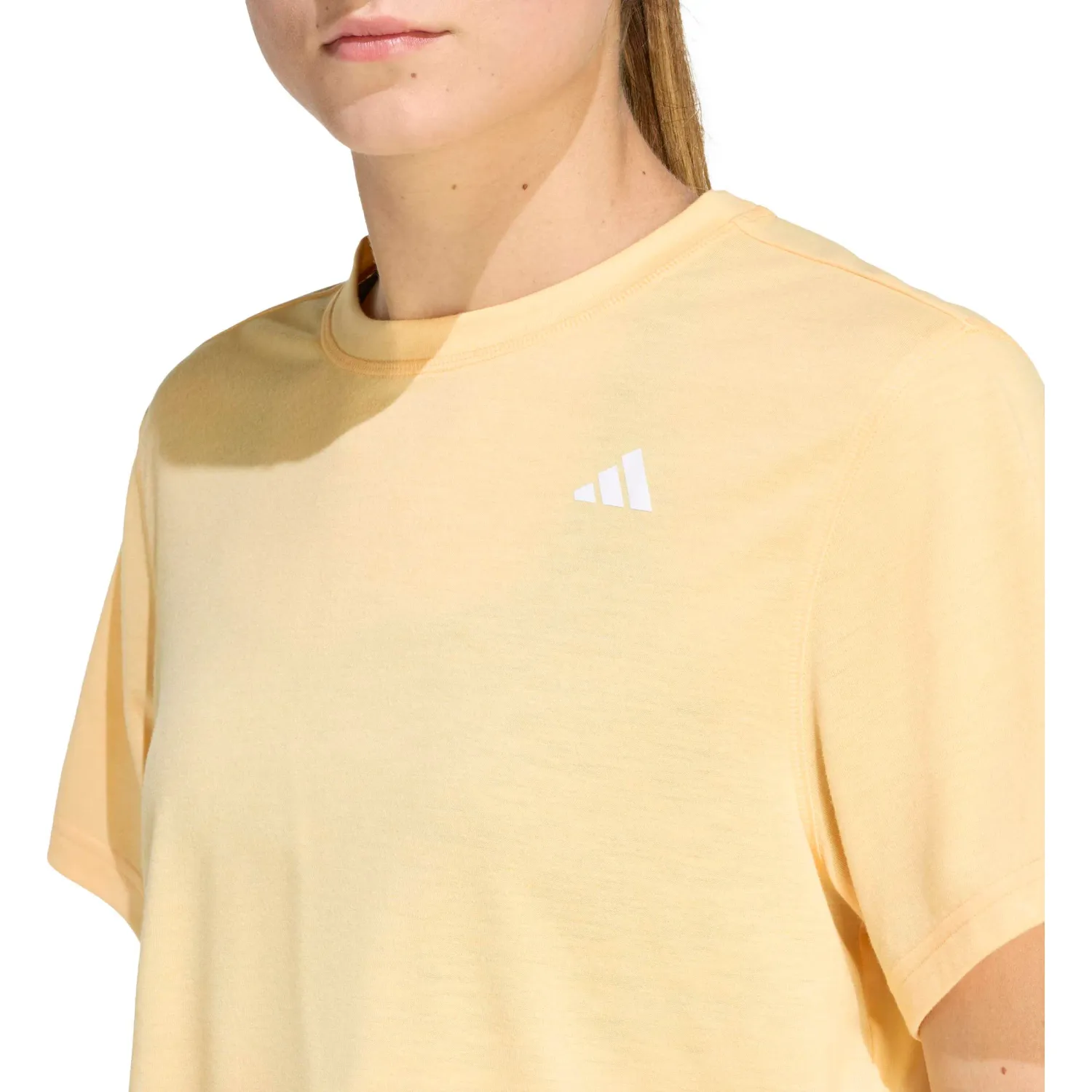 Polo adidas Training Mujer We Min Tee Climacool maiz | Platanitos