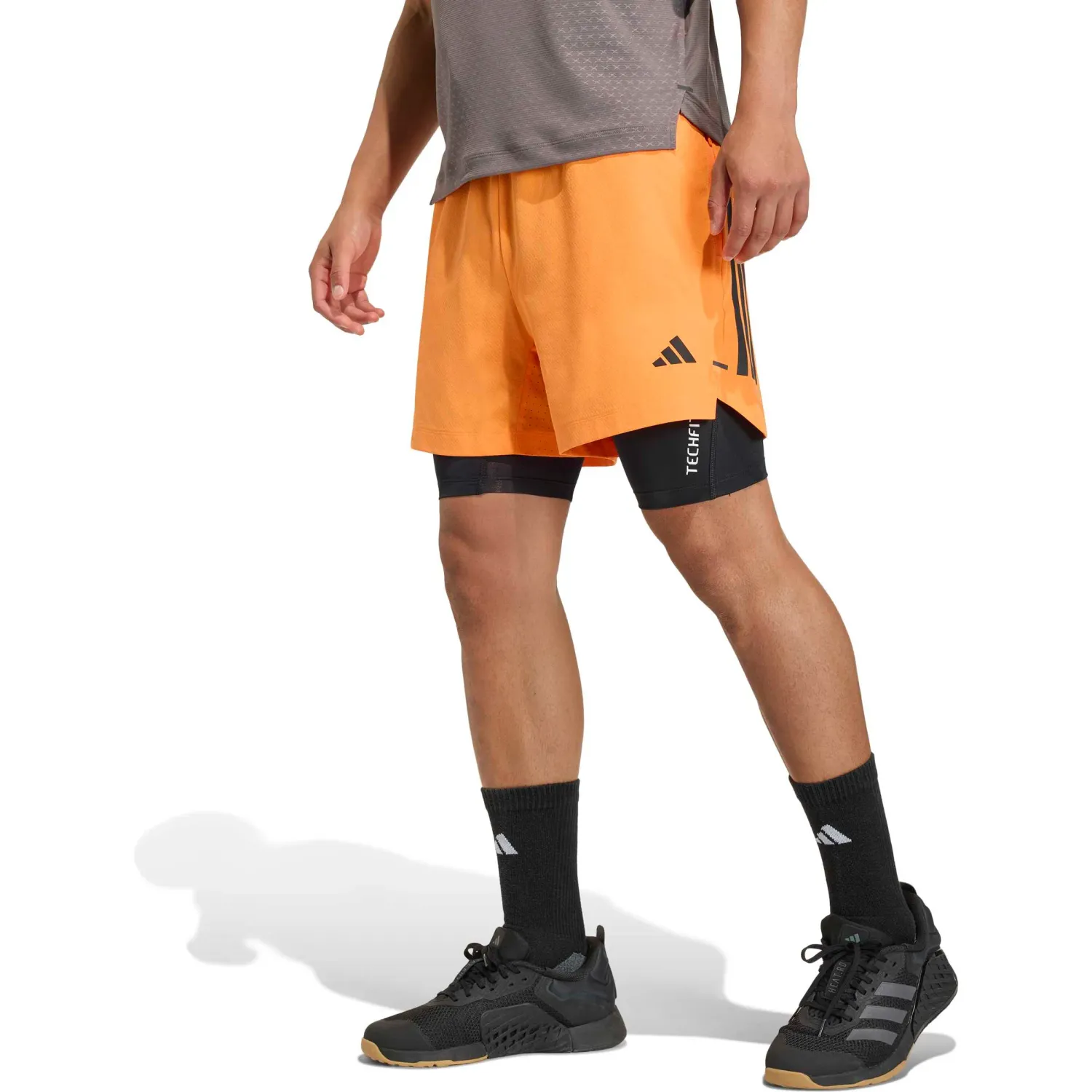 Short adidas Training Hombre D4t Power Short Adistrong anaranjado ...
