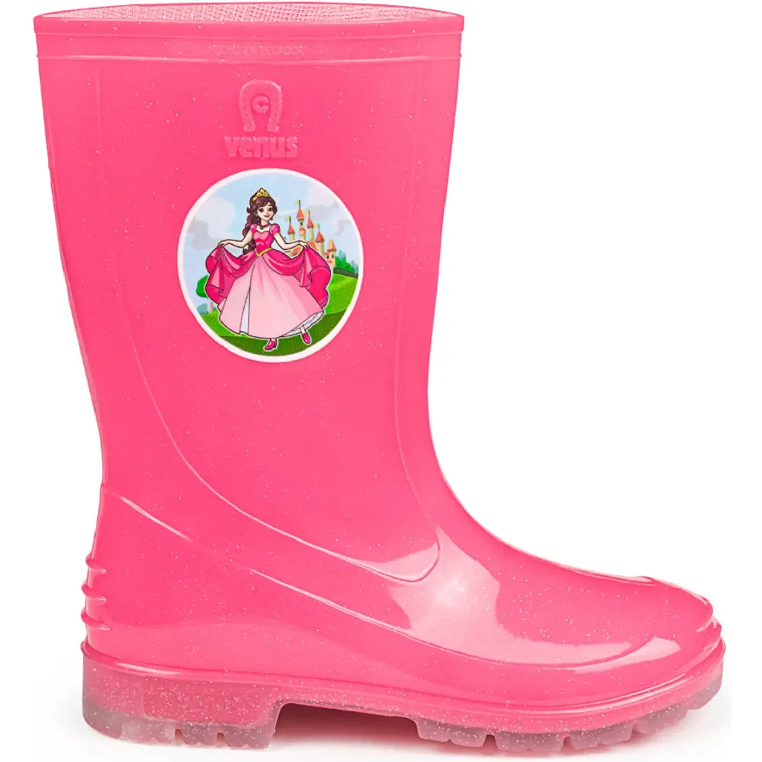 Bota VENUS Infantil Niña Con Sticker Anabelle fucsia | Platanitos