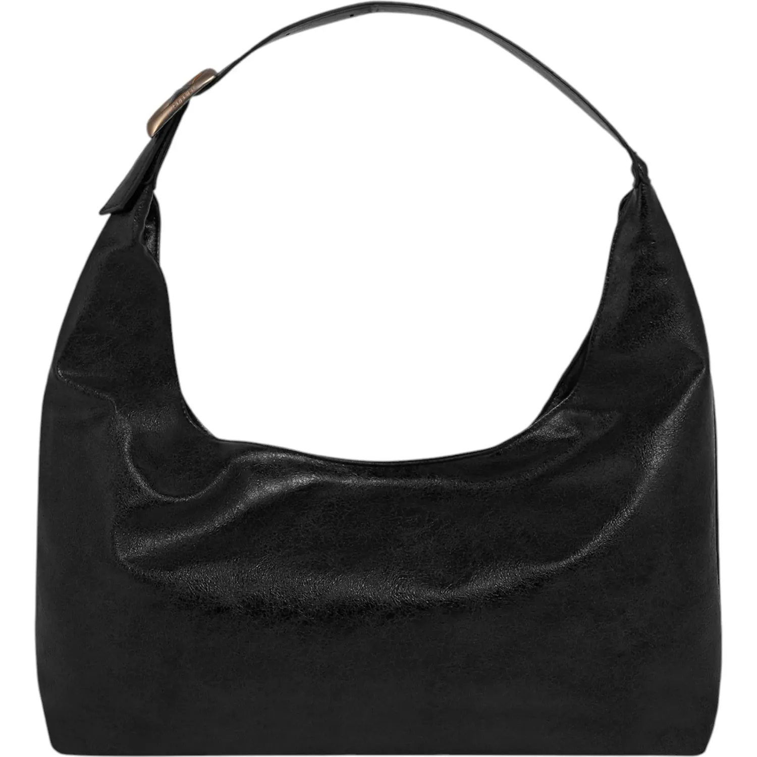 Bolso CREPIER Hobo Mujer Janelle Grande negro | Platanitos