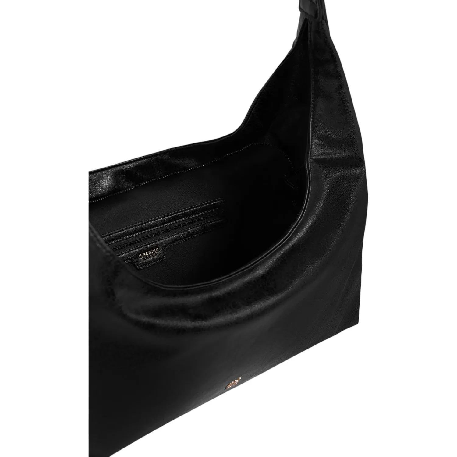 Bolso CREPIER Hobo Mujer Janelle Grande negro | Platanitos