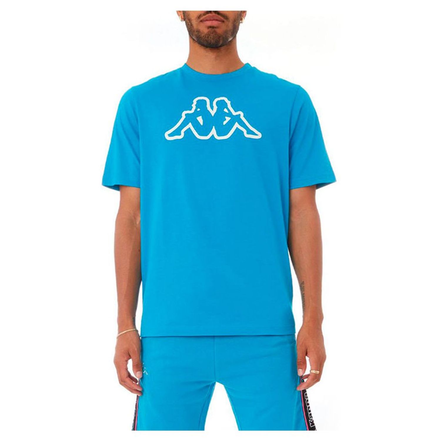 Kappa Polo Hombre Logo Cromok azul | Platanitos