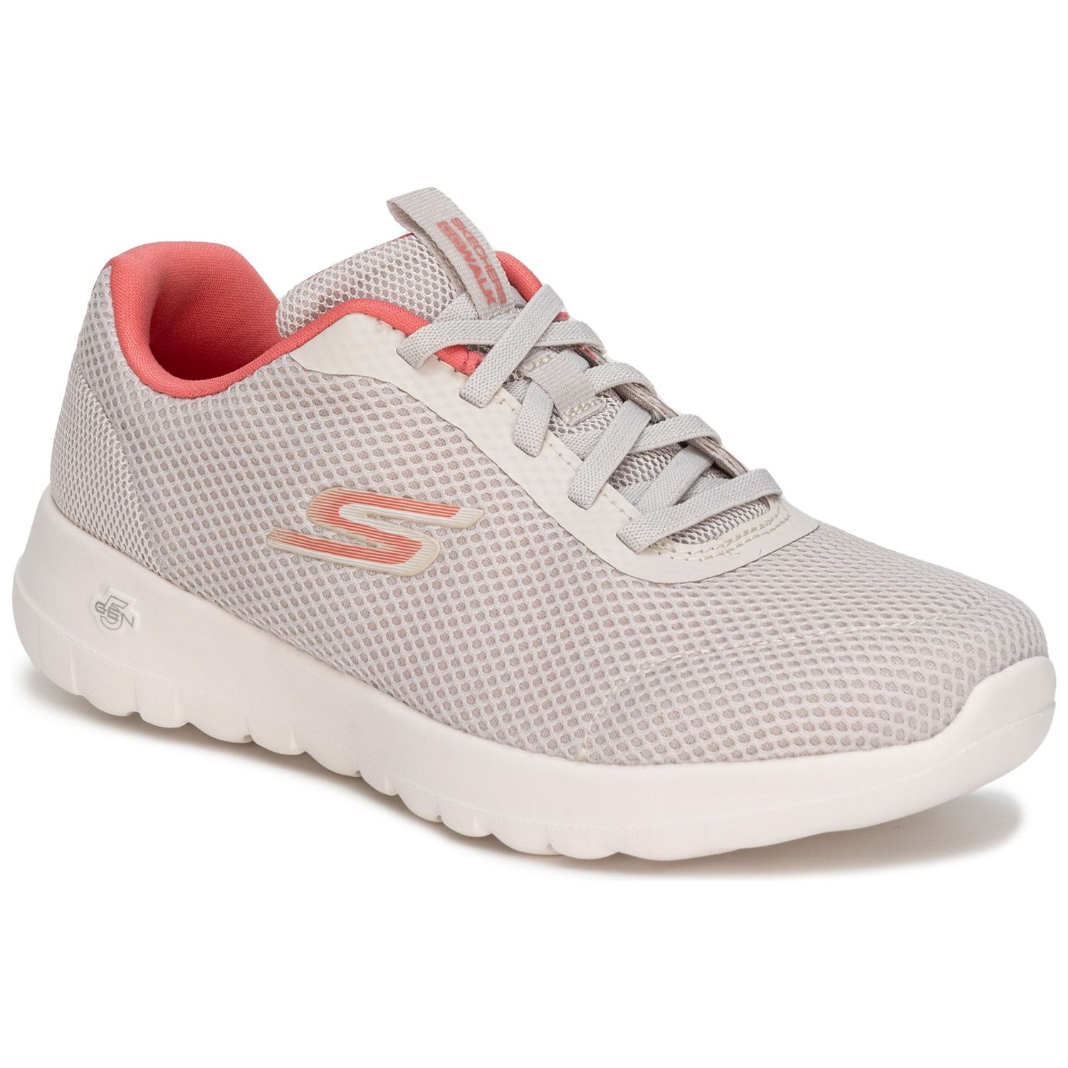 Skechers Zapatilla Skechers Mujer Go Walk Joy gris rosa | Platanitos