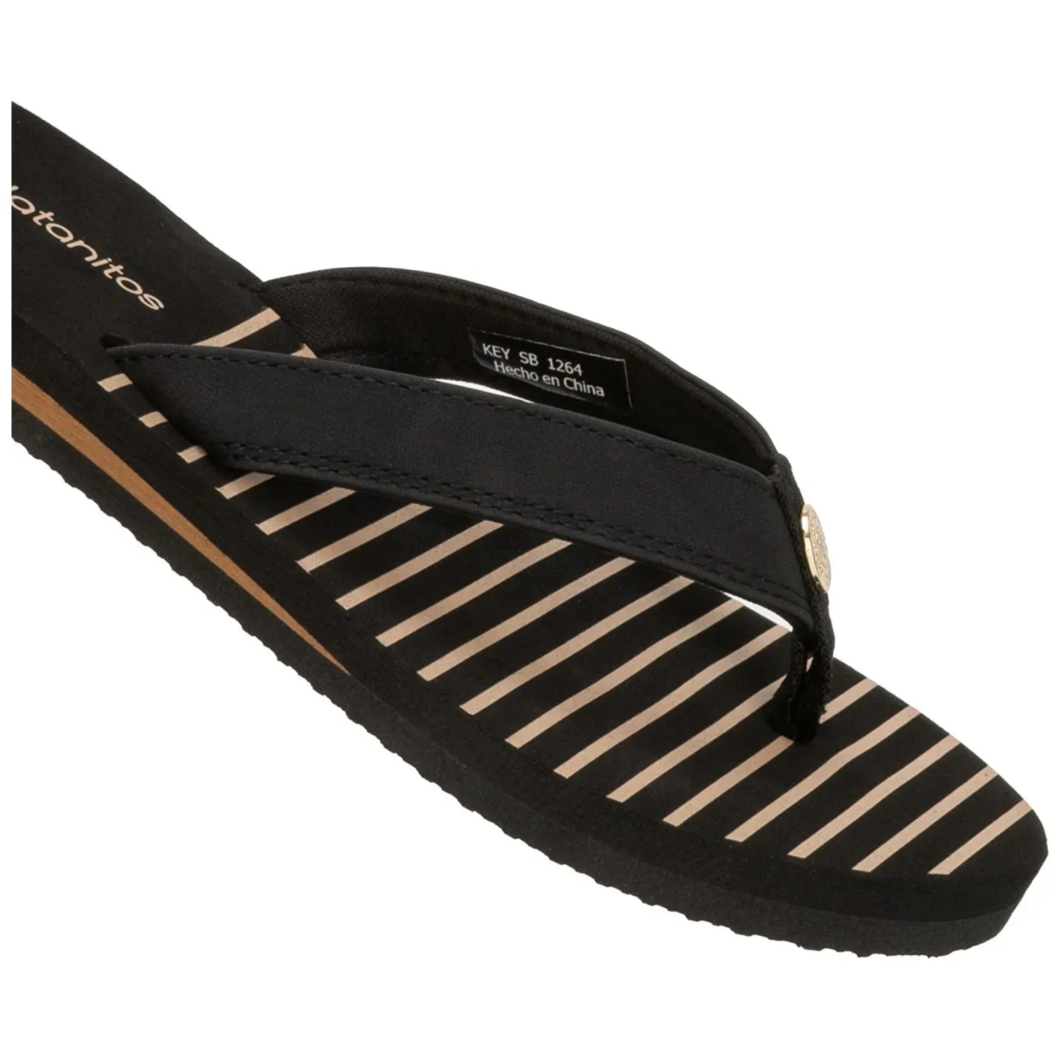 Platanitos Sandalia Dama Sb 1264 negro | Platanitos