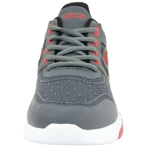 VISUAL SPORT Zapatilla Walking Hombre Roly gris | Platanitos