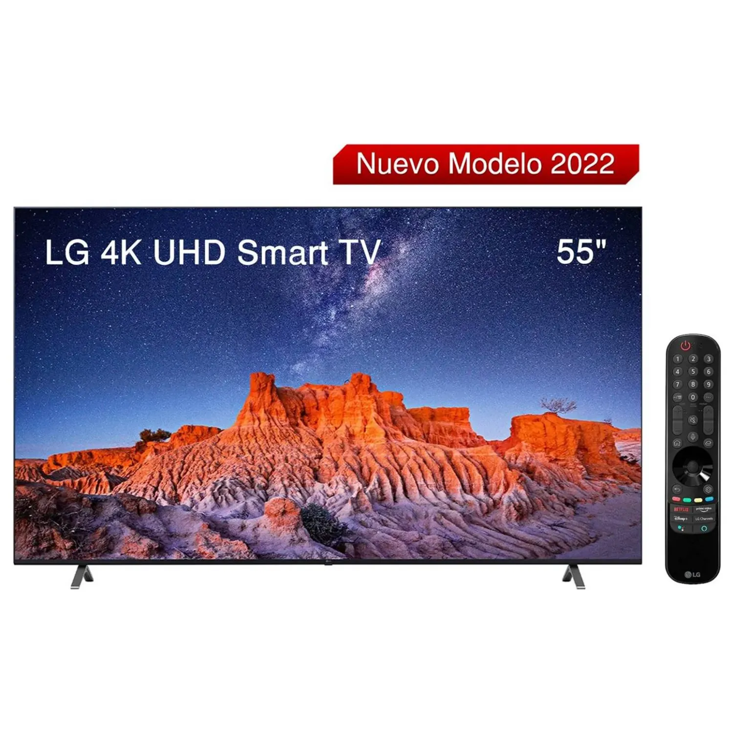LG Televisor Lg Uhd 55 Pulg. 4k Smart Tv Con Thinq Ai 55uq801c0sb (2022) negro | Platanitos