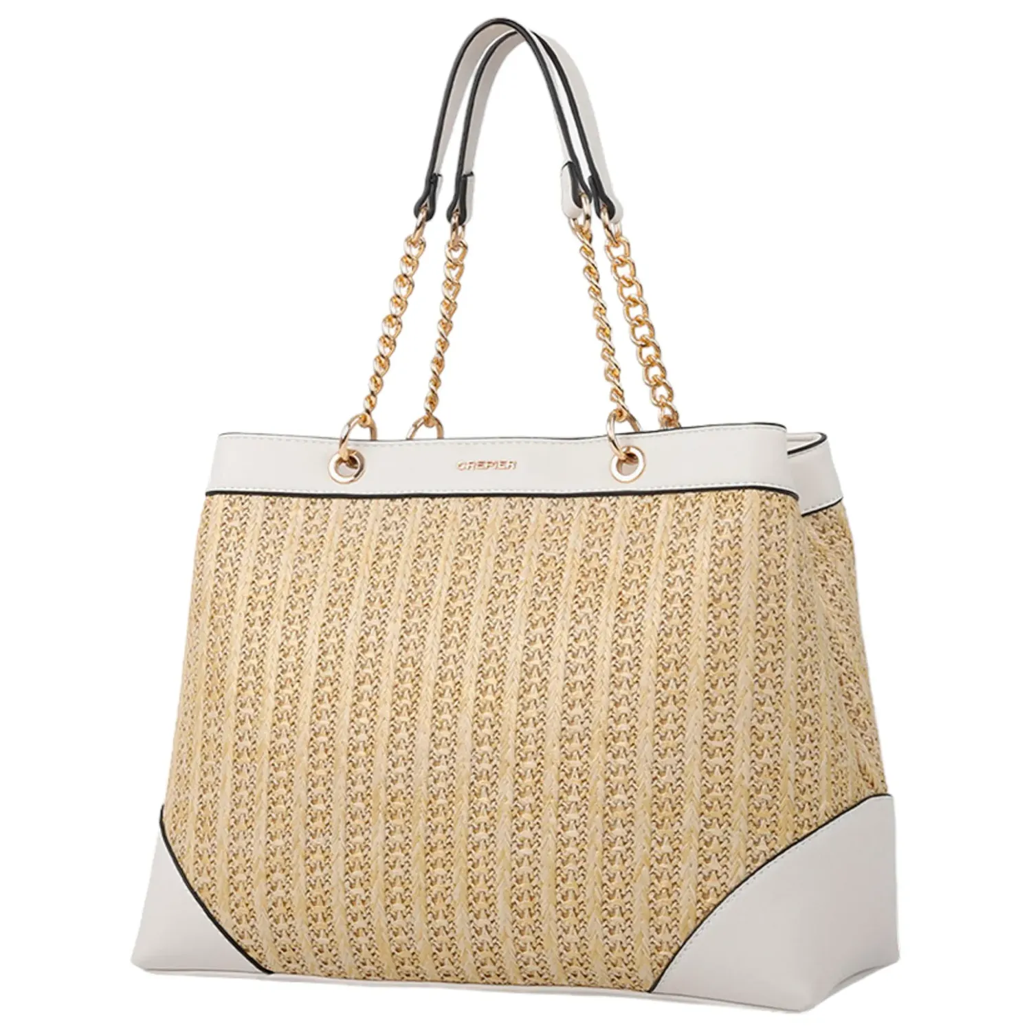 CREPIER Cartera Mujer Satchel Zandra BLANCO | Platanitos
