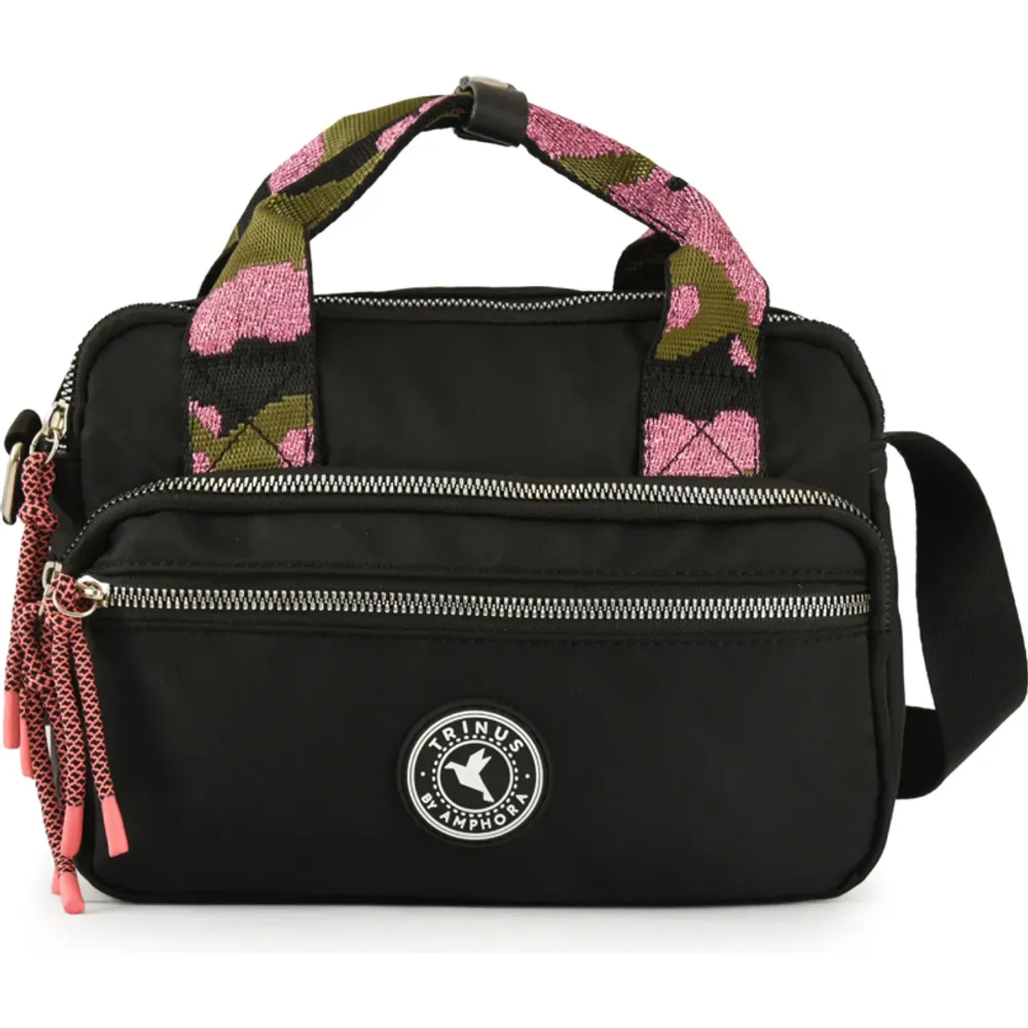AMPHORA Morral Casual Mujer Yali Cartera Tipo Bandolera negro | Platanitos