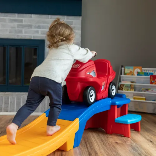 STEP 2 Mini Montaña Rusa Step 2 Apilable Con Carrito Rojo - Juego De ...